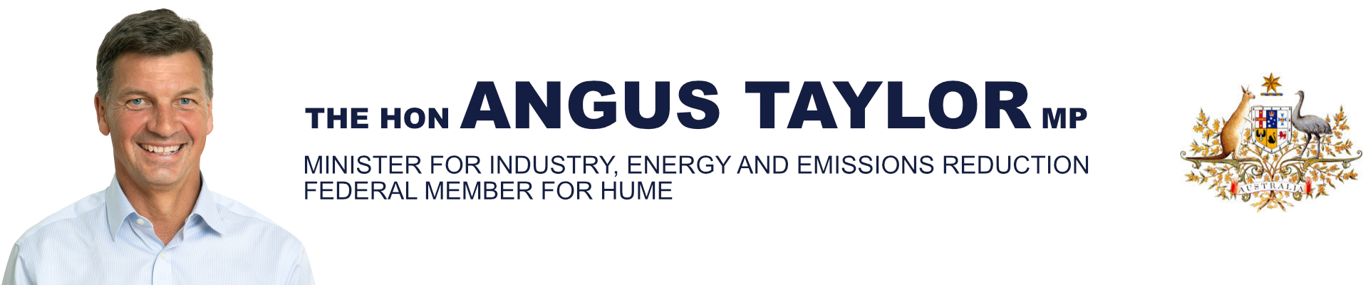 Get in touch with Angus! | Angus Taylor - Federal Member for Hume
